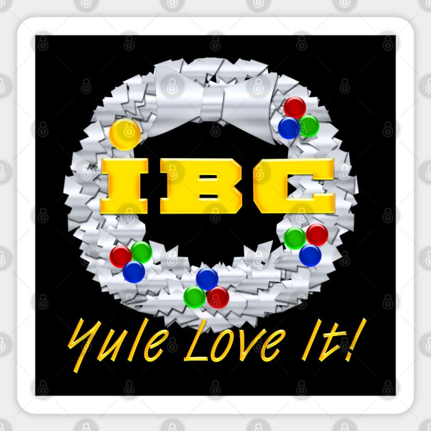 Scrooged 1988 IBC Yule Love It Network - Scrooged - Sticker | TeePublic