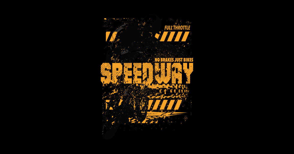Speedway Grand Prix Full Throttle - Speedway - Sticker | TeePublic
