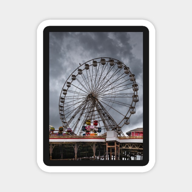 Blackpool beach - Seagulls - Magnet | TeePublic