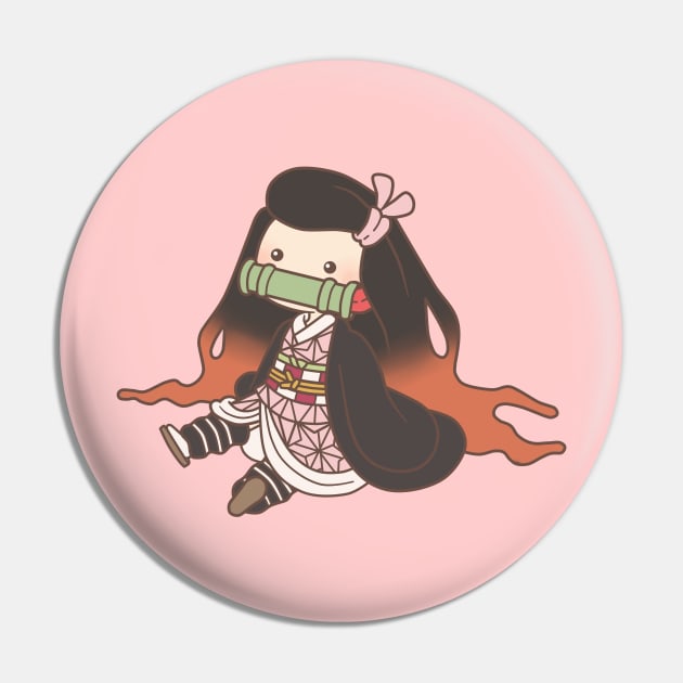 Nezuko - Demon Slayer - Pin | TeePublic