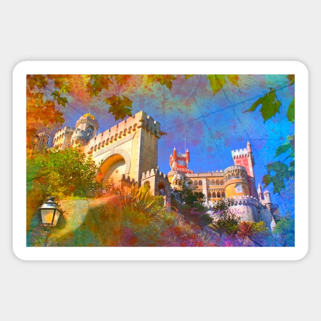 Palácio da Pena. - Tereza Del Pilar - Sticker | TeePublic