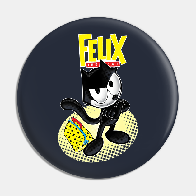 Felix The Cat - Felix The Cat - Pin | TeePublic