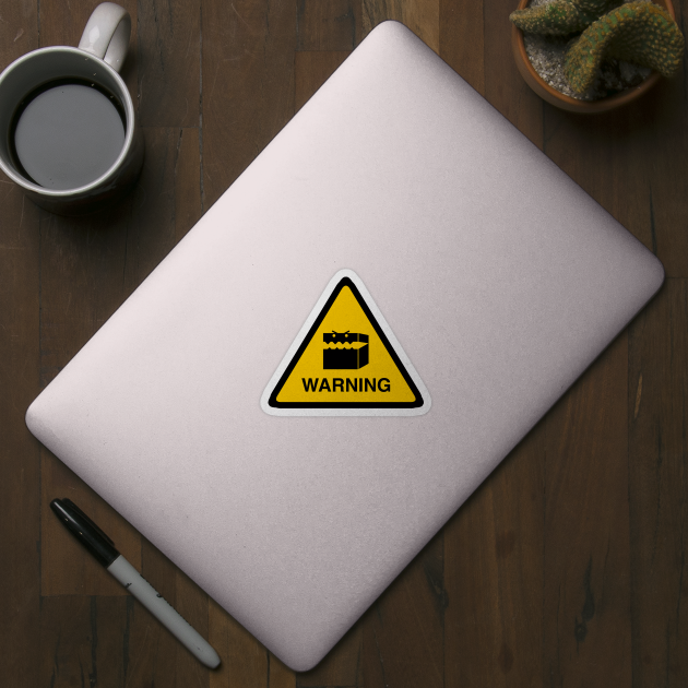 Warning Mimic Funny Sign Tabletop RPG - Dungeons And Dragons - Sticker ...