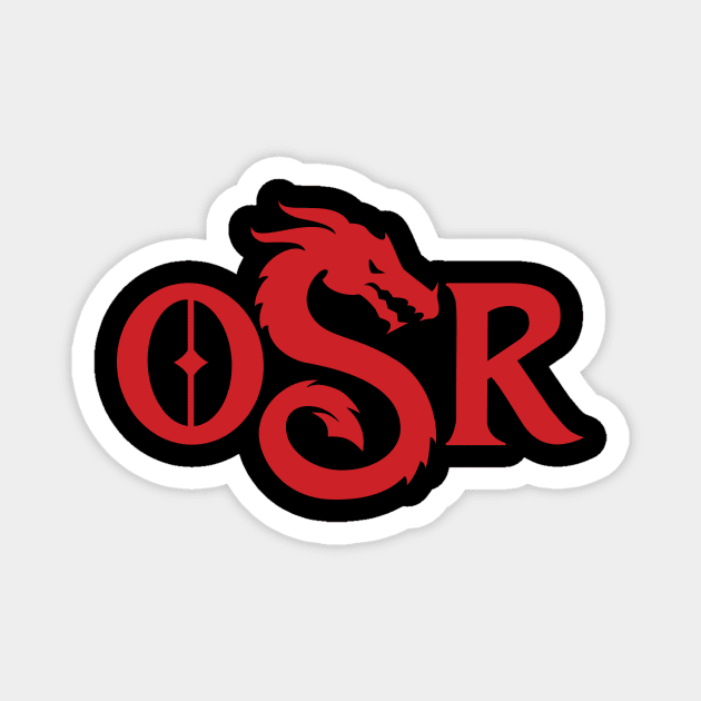 Dragonslayer OSR Logo - Rpg - Magnet | TeePublic