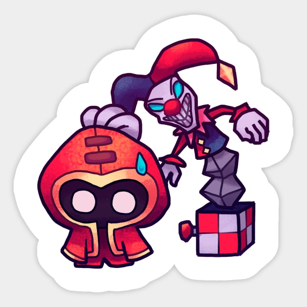 Scared Minion - League Of Legends - Sticker | TeePublic