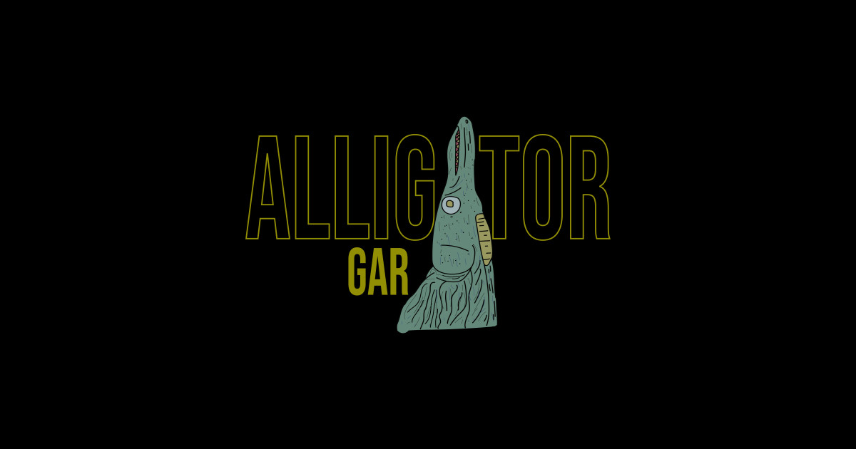 ALLIGATOR GAR - Fish - Posters and Art Prints | TeePublic
