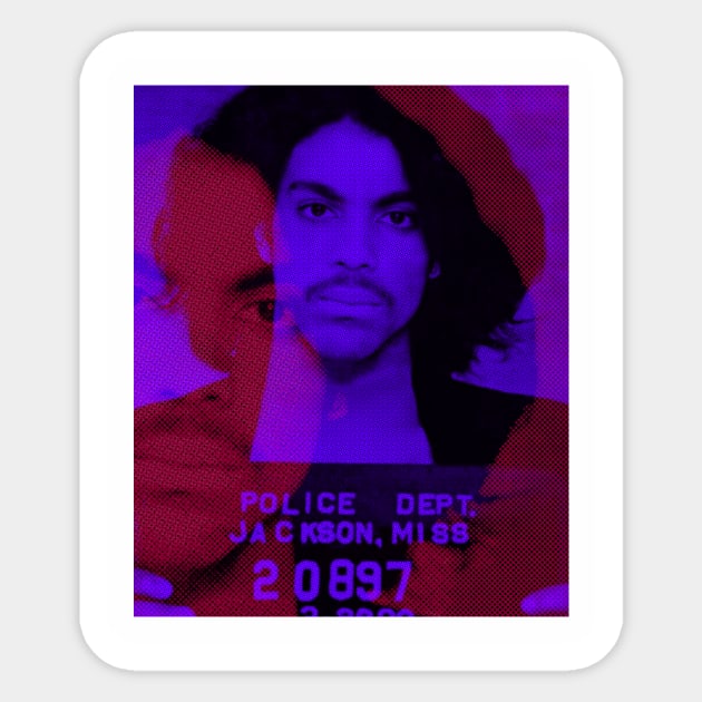 The Artist Mugshot - The Artist - Sticker | TeePublic