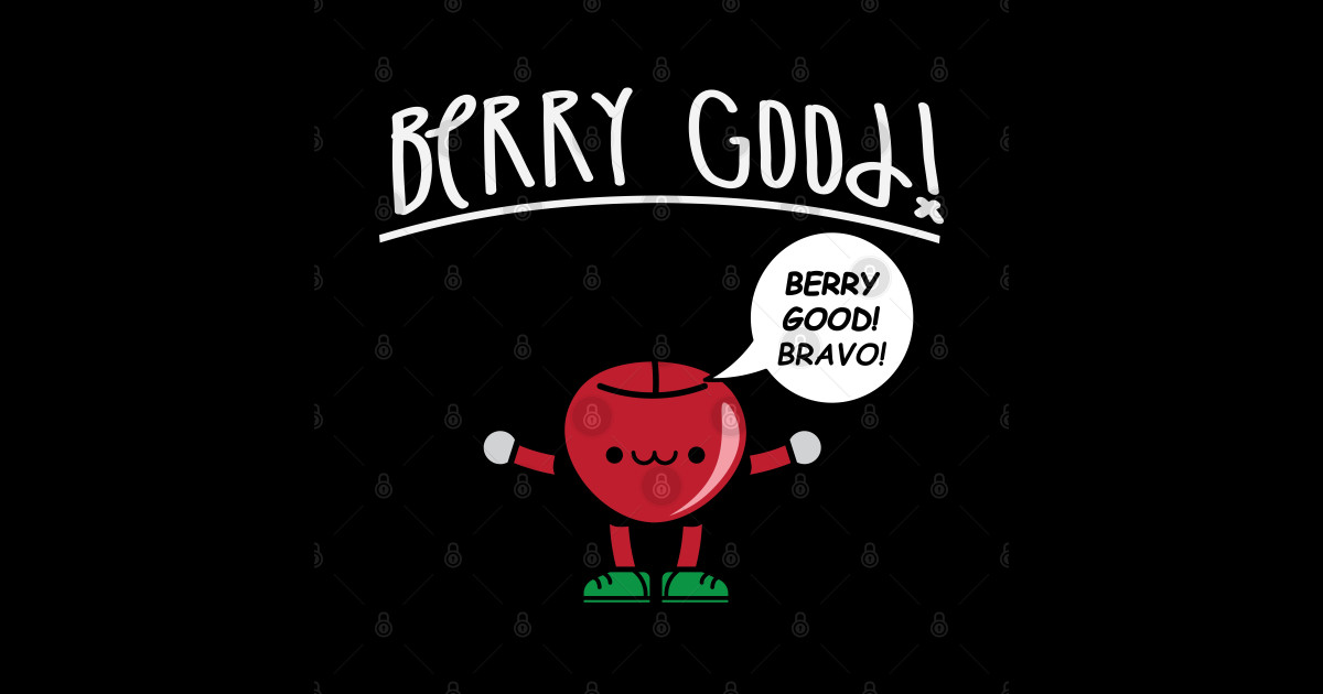 Berry Good - Kawaii Berry - Sticker | TeePublic