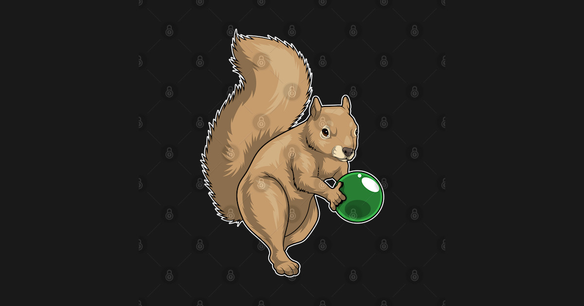 Squirrel Bowling Bowling ball - Bowling - T-Shirt | TeePublic