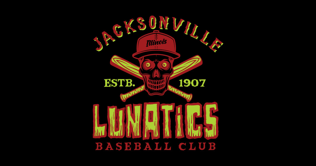Jacksonville Lunatics - Minor League Baseball - Sticker | TeePublic