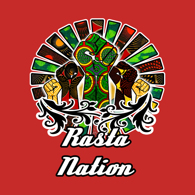 Rasta Nation - Rasta Gifts - T-Shirt | TeePublic