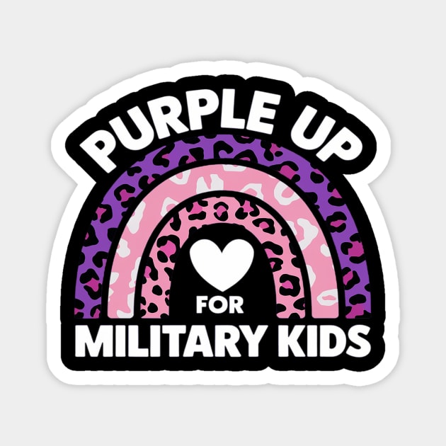 Purple Up for Military Kids Month Military Child Rainbow - Purple Up ...