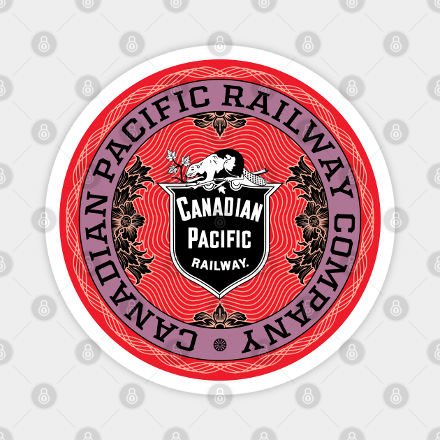 Canadian Pacific Railway - Railway Logo - Magnet | TeePublic