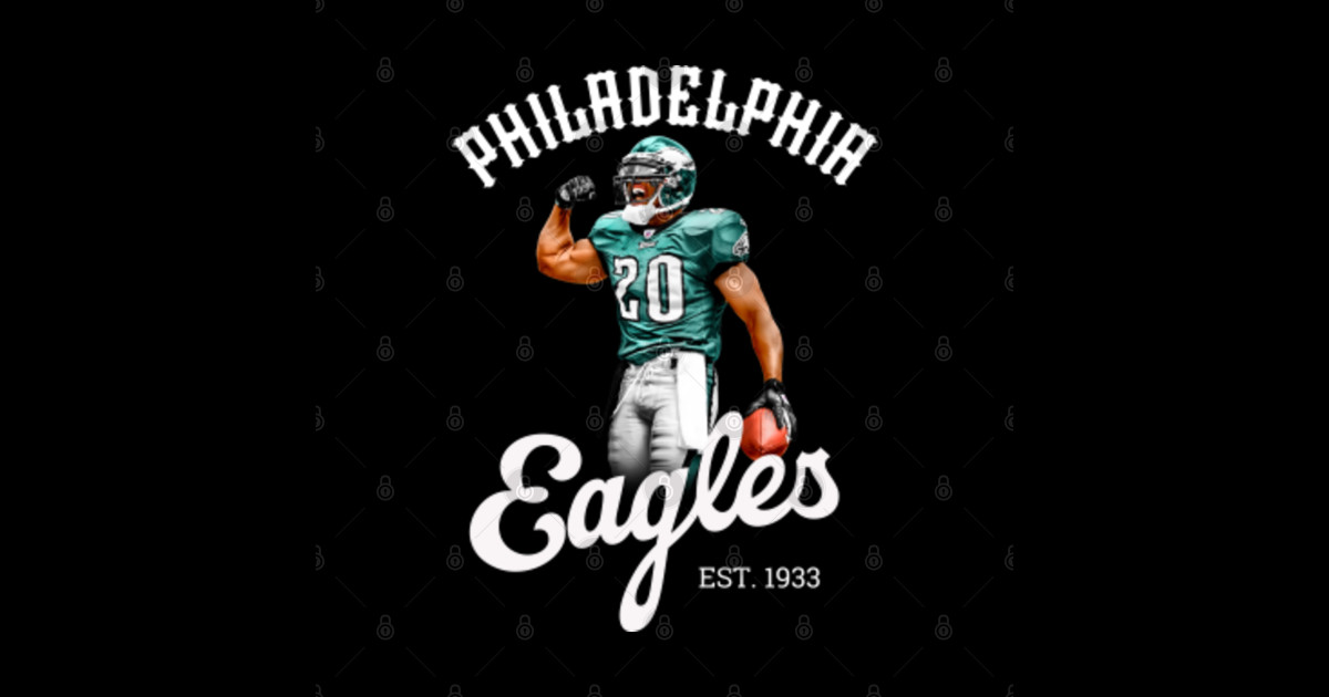 Philadelphia Eagles (B Dawk script font) - Brian Dawkins - T-Shirt ...