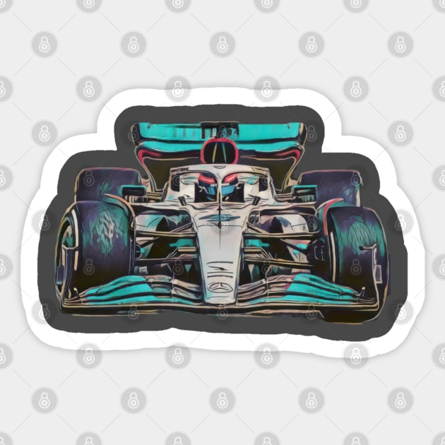 F1 Car design - F1 - Sticker | TeePublic