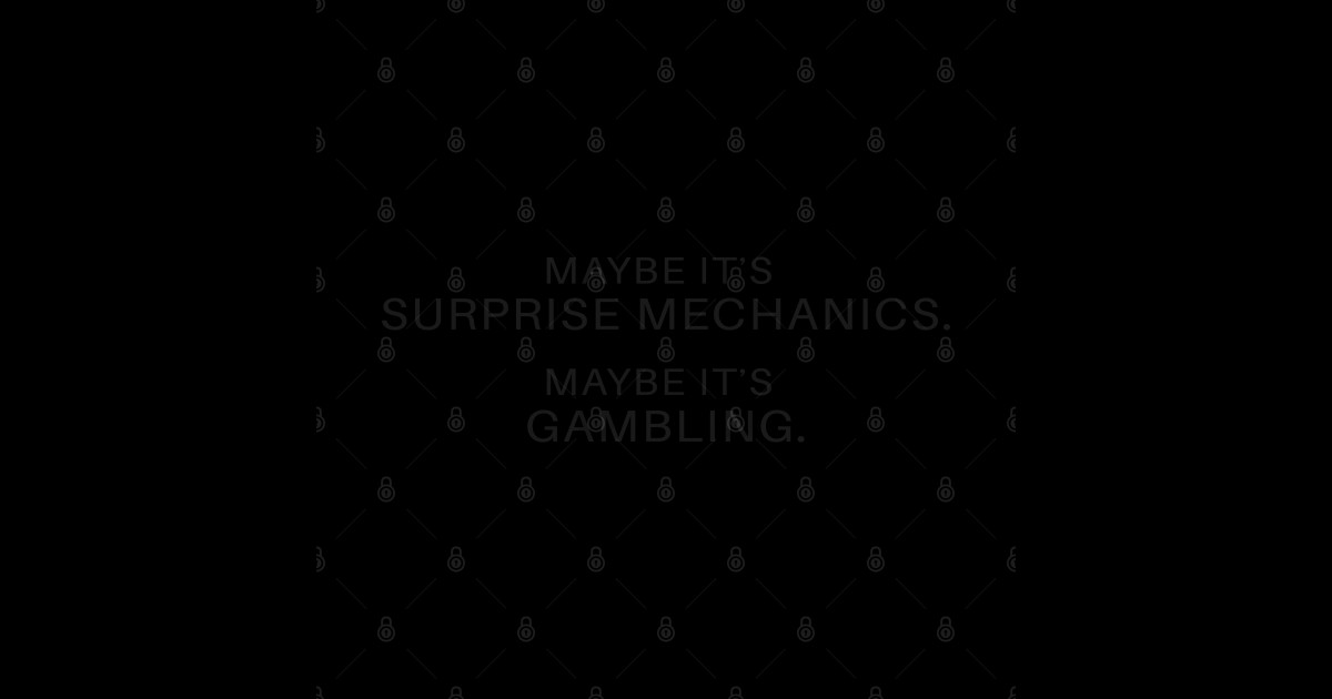 Loot Box Surprise Mechanics Dark Version - Loot Box - Sticker | TeePublic