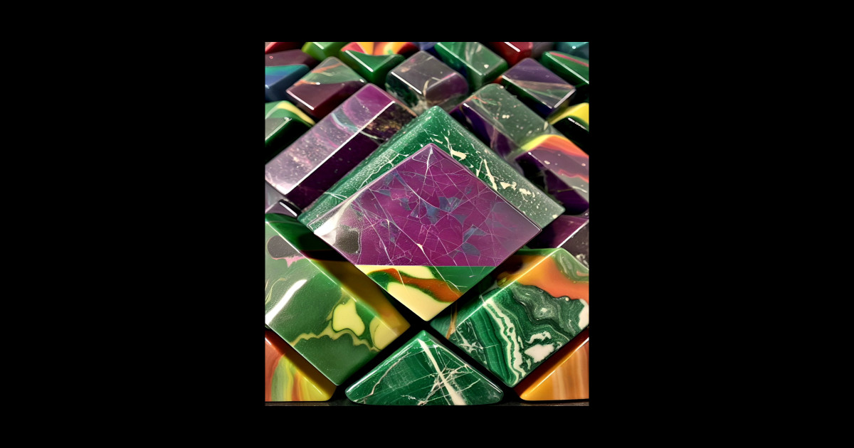 The Archaic Elements. - Elegant Royal Precious Marble - Sticker | TeePublic