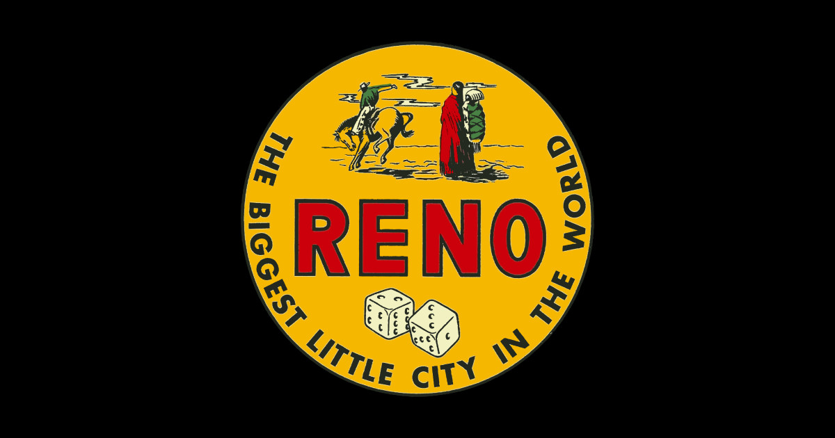 Vintage Reno Decal - Vintage Reno - Sticker | TeePublic
