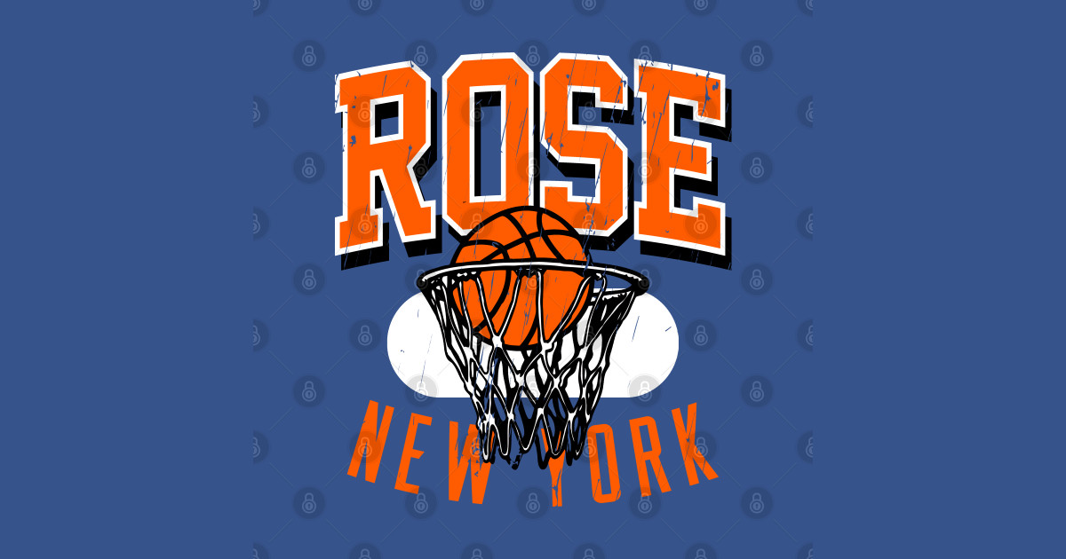Vintage New York 90s Basketball - Knicks Rose - T-Shirt | TeePublic