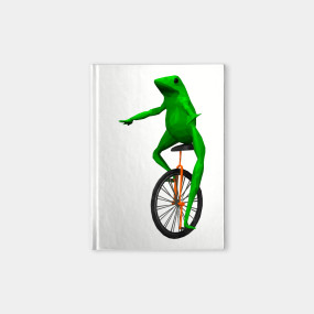 Dat Boi: frog on unicycle - Meme - T-Shirt | TeePublic