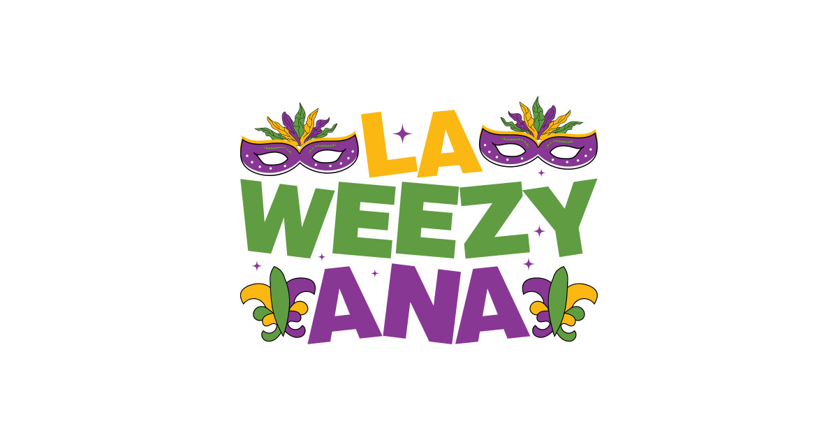 La Weezy Ana Louisiana Mask Mardi Gras Costume For Men Women ...