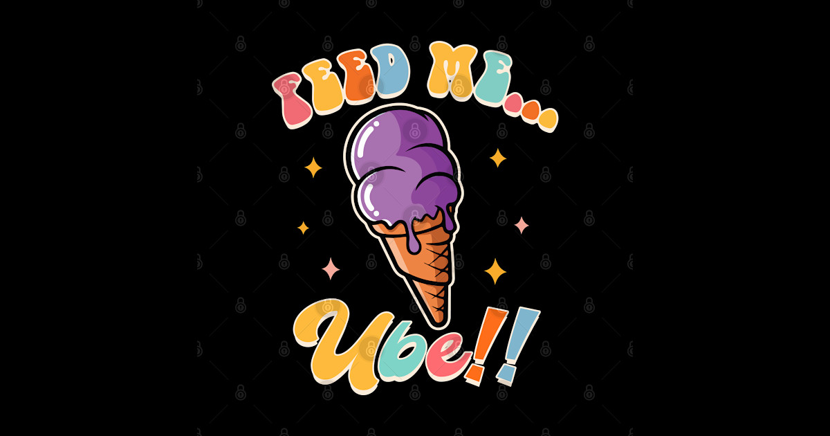 Ube Lover Feed Me Ube Purple Yam Filipino Food Ice Cream - Ice Cream ...