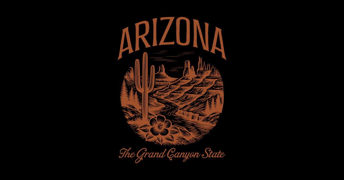 arizona the grand canyon state - Arizona The Grand Canyon - Sticker ...