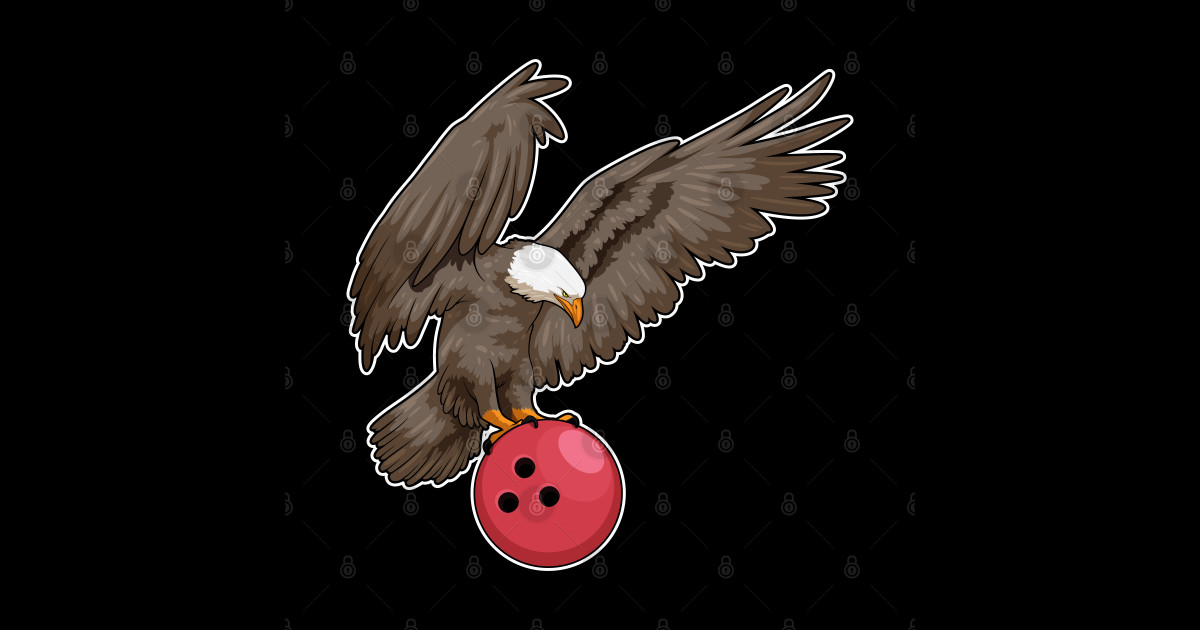 Eagle Bowling Bowling ball - Bowling - Sticker | TeePublic