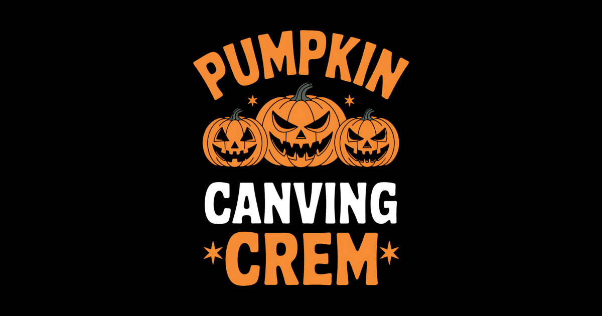 Pumpkin carving crew, family matching pumpkin head Halloween - Pumpkin ...
