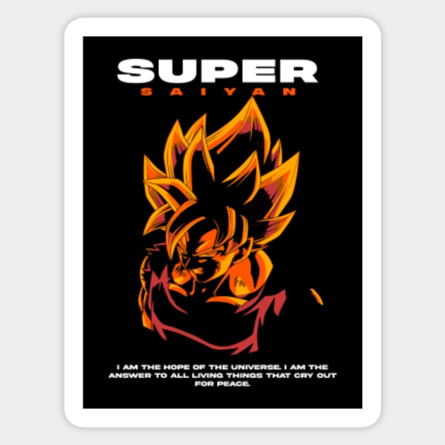 Super Power - Goku - Sticker | TeePublic