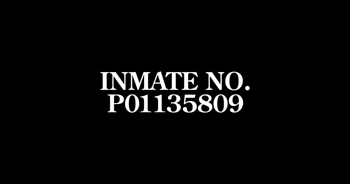 Real Donald Trump Inmate Number - Donald Trump Inmate - Sticker | TeePublic