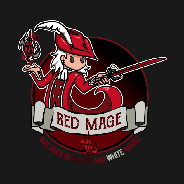 Red Mage from Final Fantasy - Fantasy - T-Shirt | TeePublic