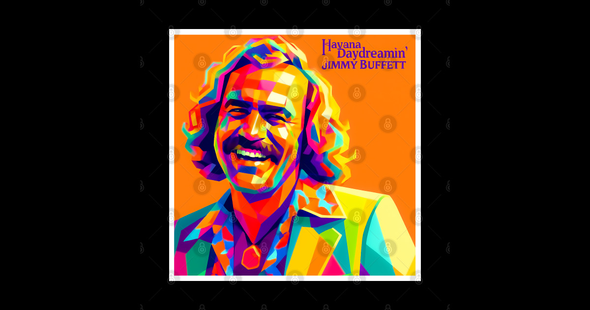 Jimmy Buffett Wpap Pop Art - Jimmy Buffett - Posters and Art Prints ...