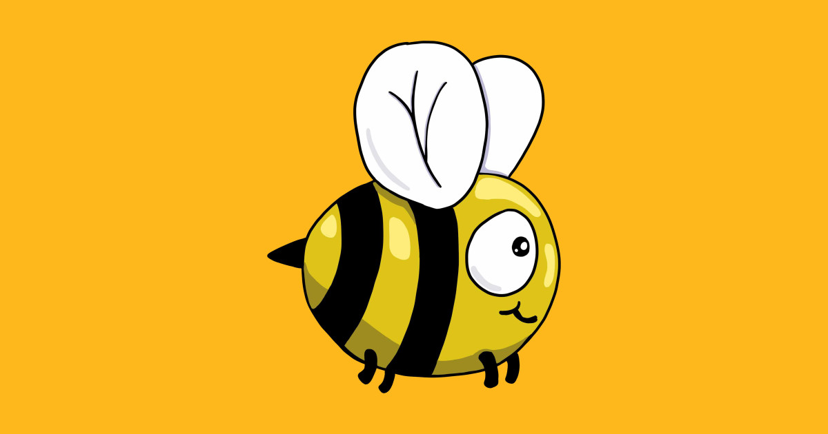Cute Cartoony Bee - Bee - T-Shirt | TeePublic