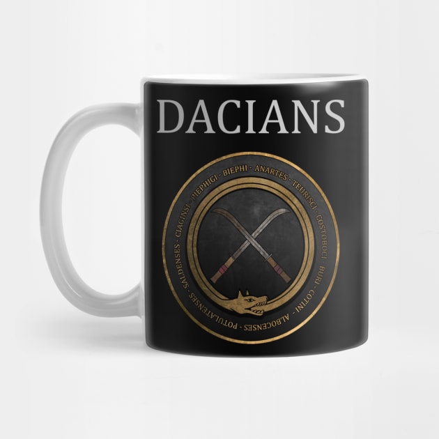 Dacia - Ancient Dacian Tribes - Draco and Falx Symbol - Dacia - Mug ...