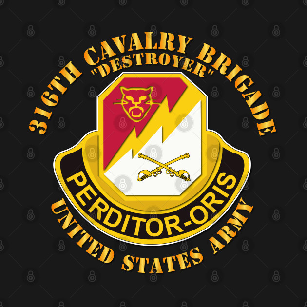 316th Cavalry Brigade - DUI - 316th Cavalry Brigade Dui - Kids T-Shirt ...
