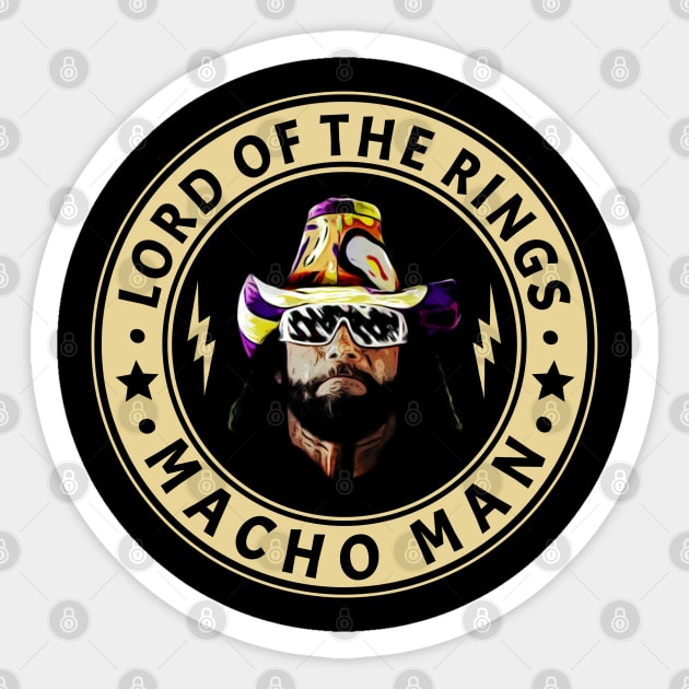 Style Macho man Lord Fanart - Macho Man - Sticker | TeePublic