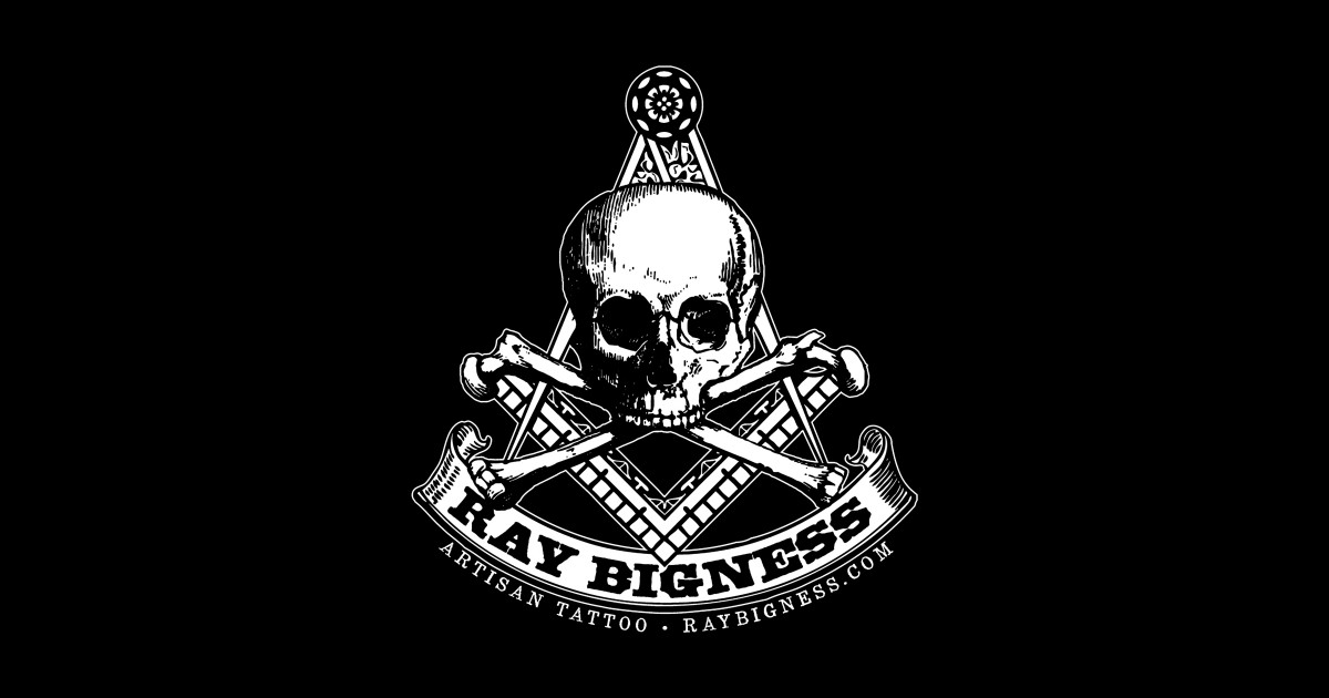 RAY BIGNESS - ARTISAN TATTOO - Tattoo - Sticker | TeePublic