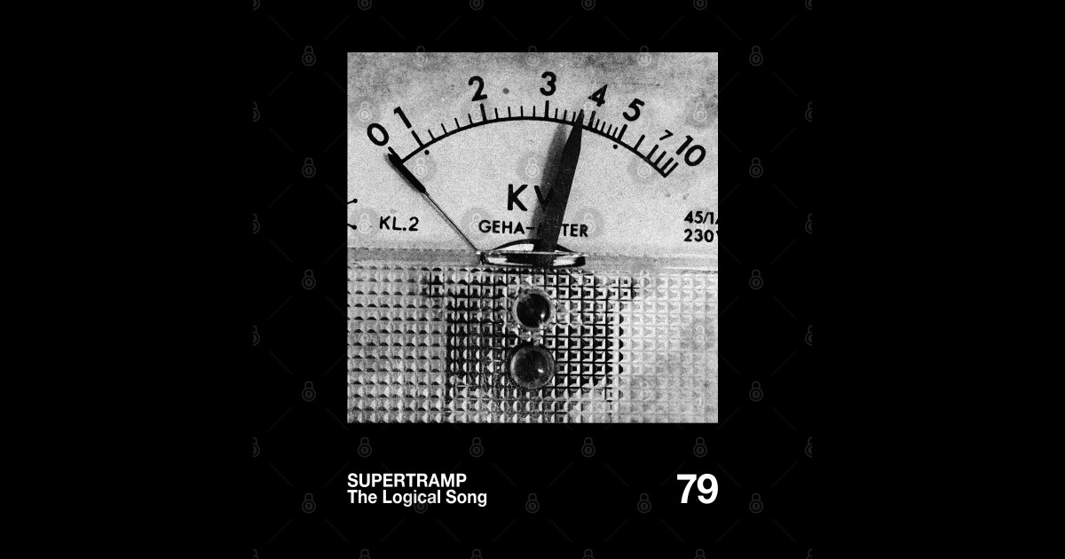 The Logical Song | Vintage Pantone - Supertramp - Sticker | TeePublic