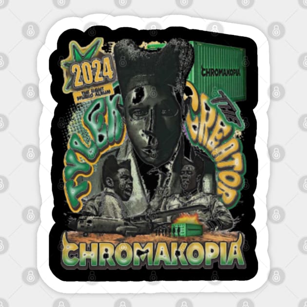 Tyler The Creator & Chromakopia - Tyler The Creator - Sticker | TeePublic