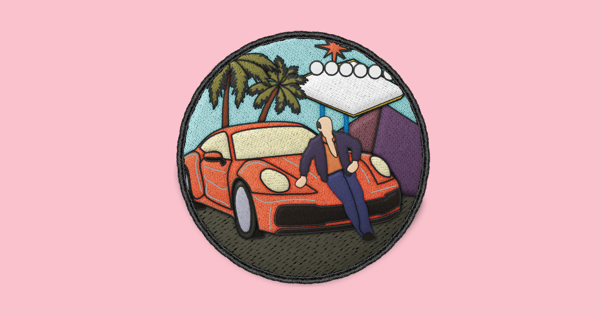 Sportscar Lean Midlife Merit Badge - Sportscar - T-Shirt | TeePublic