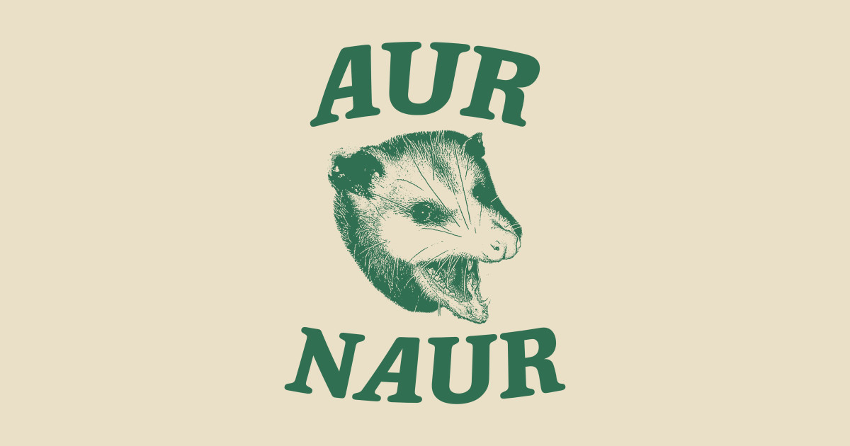 Aur Naur Shirt, Possum Weird Opossum Funny Trash Panda - Aur Naur ...