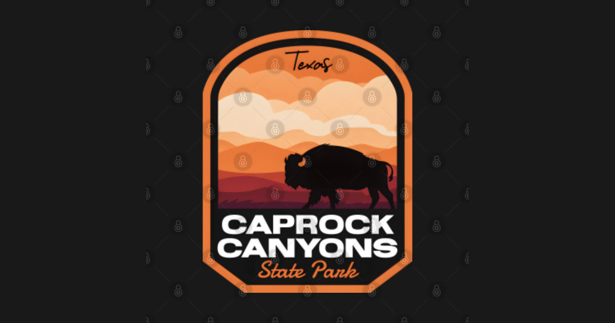 Caprock Canyons State Park Texas Bison - Caprock Canyons - T-Shirt | TeePublic