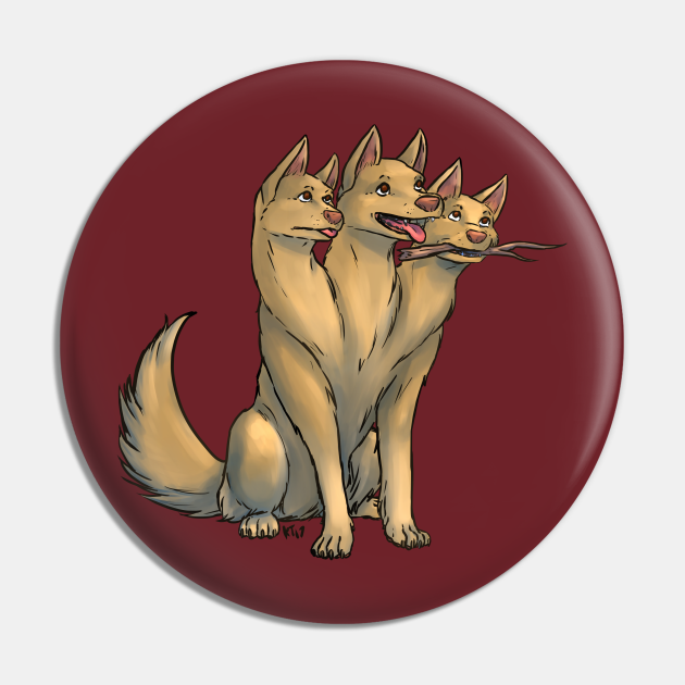 Cerberus - Cerberus - Pin | TeePublic