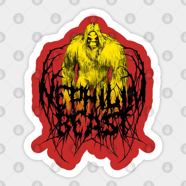 Nephilim Beast Fear - Bigfoot - Sticker | TeePublic
