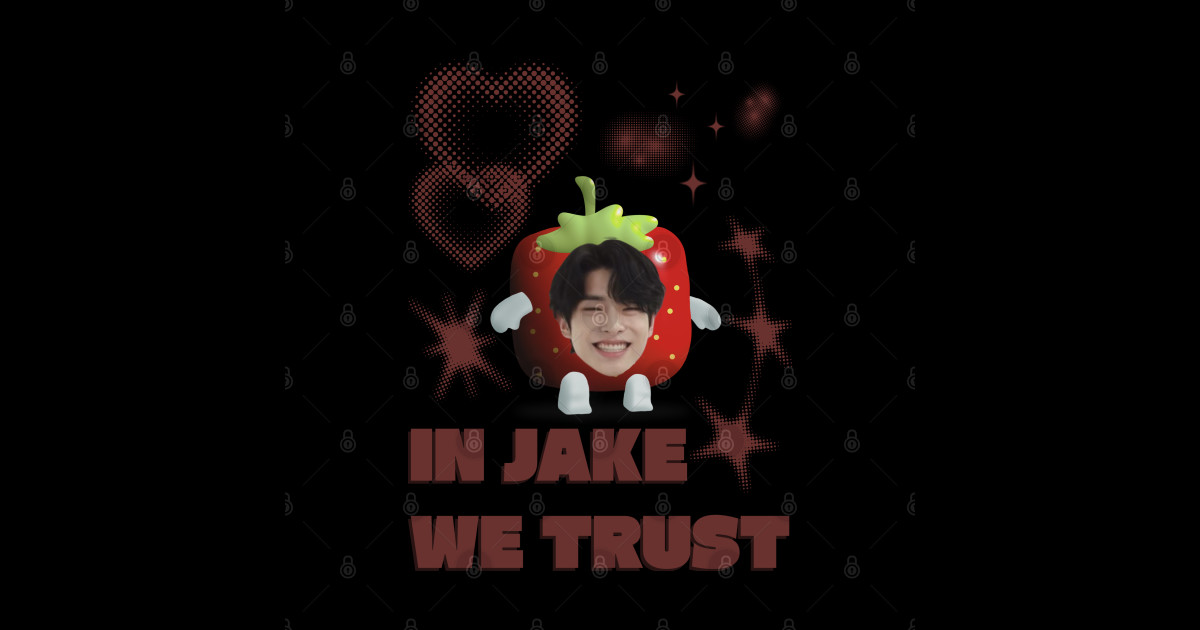 JAKE ENHYPEN - IN JAKE WE TRUST - Enhypen - Sticker | TeePublic
