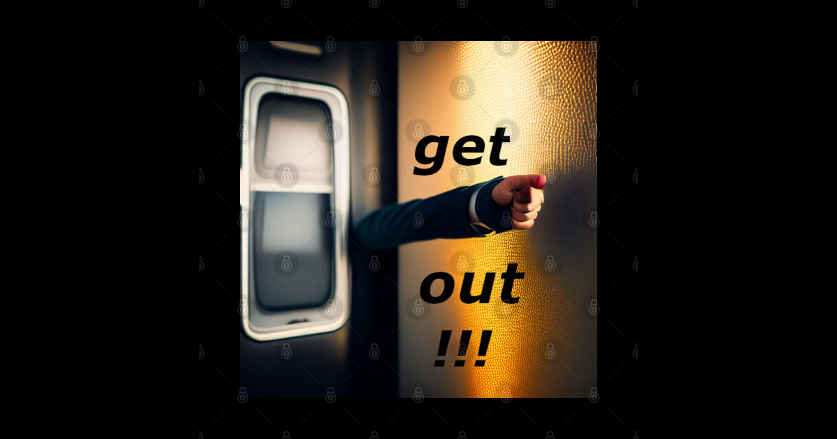 wynocha - Get Out - Sticker | TeePublic