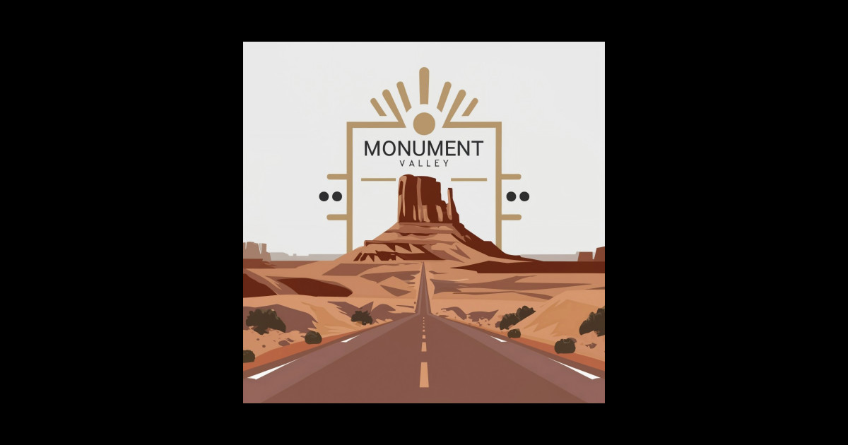 Monument Valley National Park Travel Sticker - Monument Valley ...