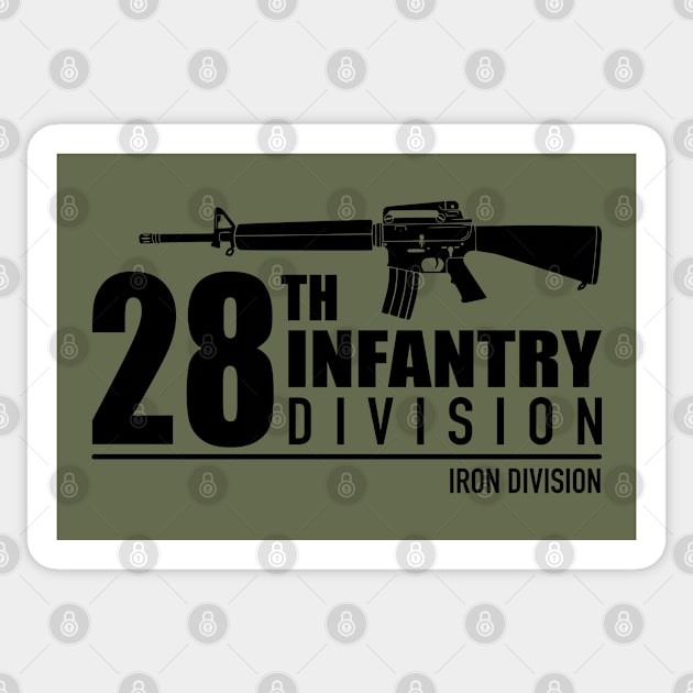 28th Infantry Division - American Infantry - Sticker | TeePublic