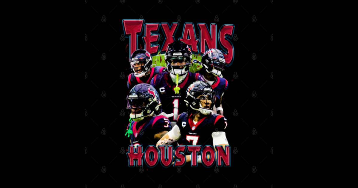 Houston Team Vintage Bootleg - Houston Texas - Sticker | TeePublic